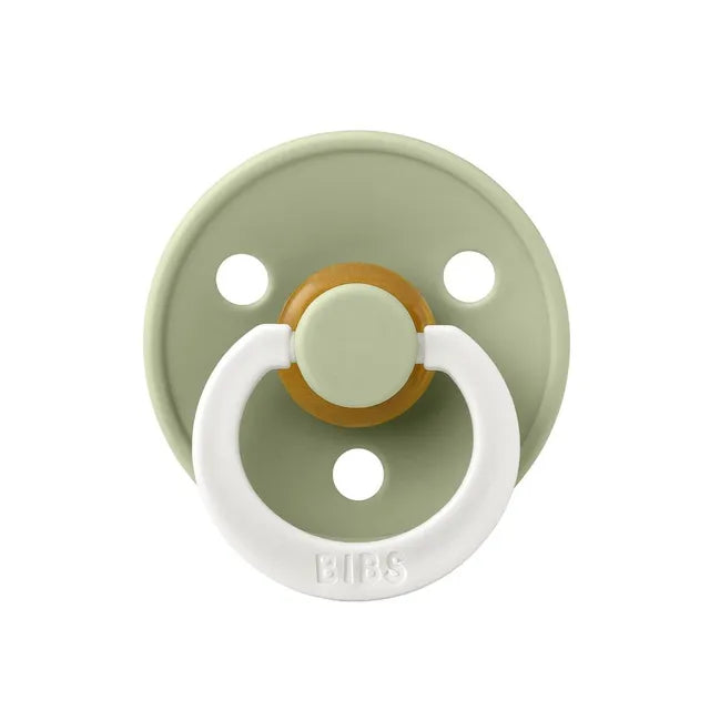 BIBS Colour Latex Size 1 Pacifier - Sage GLOW Online in UAE | Laadlee