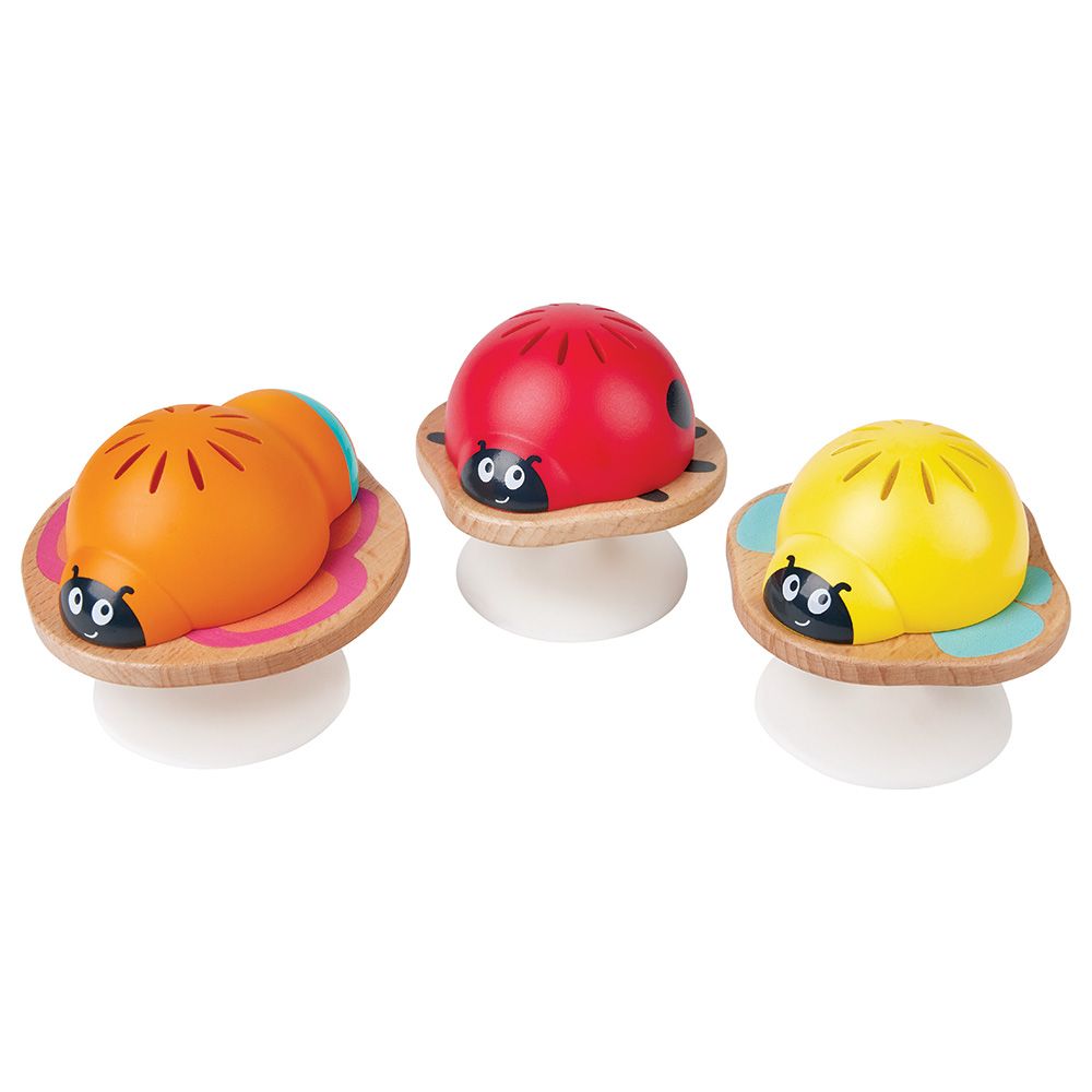 Hape Stay-Put Rattles With Handy Suction Cups – Laadlee